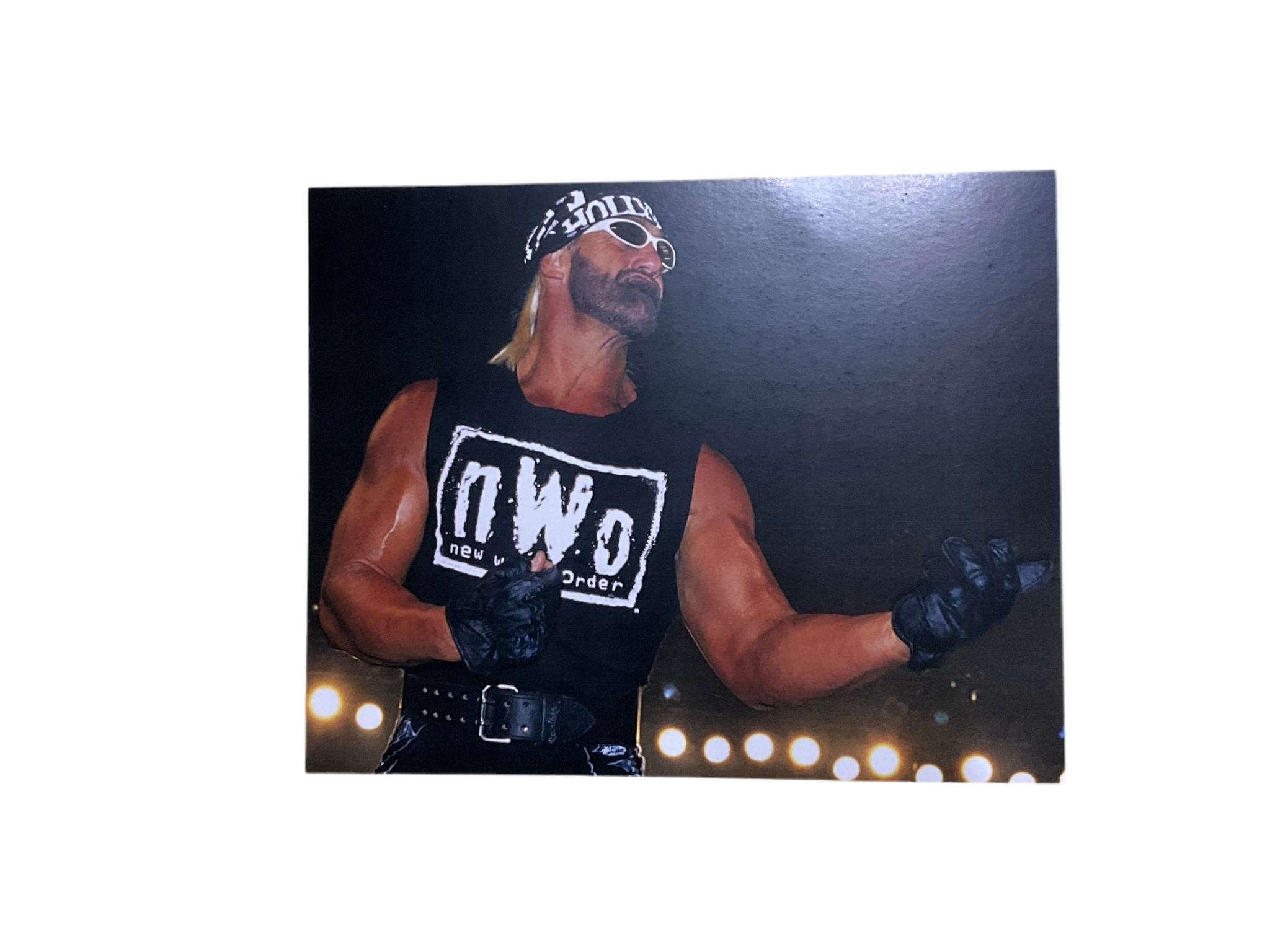 Hollywood Hulk Hogan Guitar Pose Unsigned 8x10 Photo – Hogan's Beach Shop