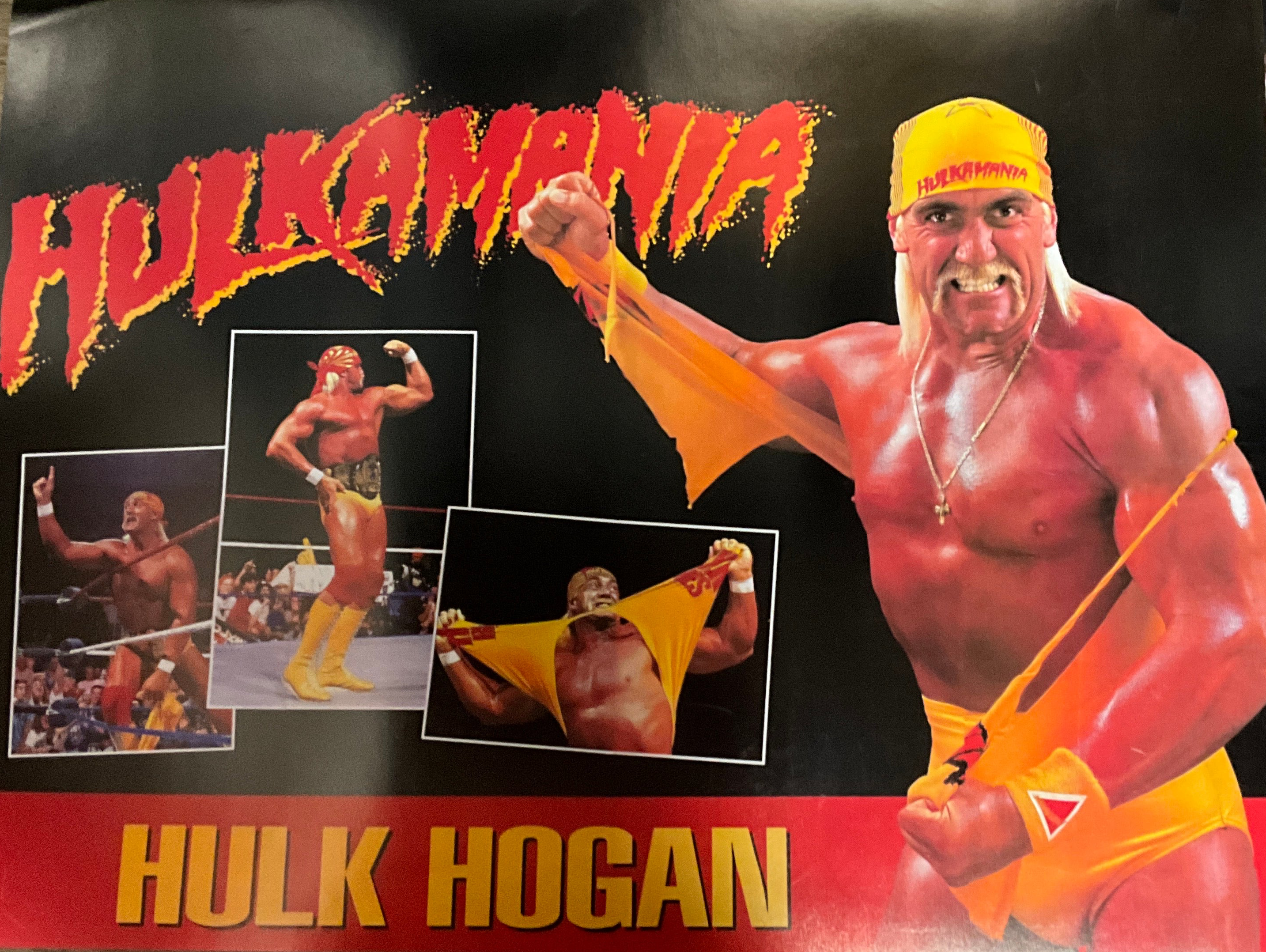 Hulk Hogan Hulkamania Multi Pic Collage 18x24 Unsigned Poster – Hogan's ...