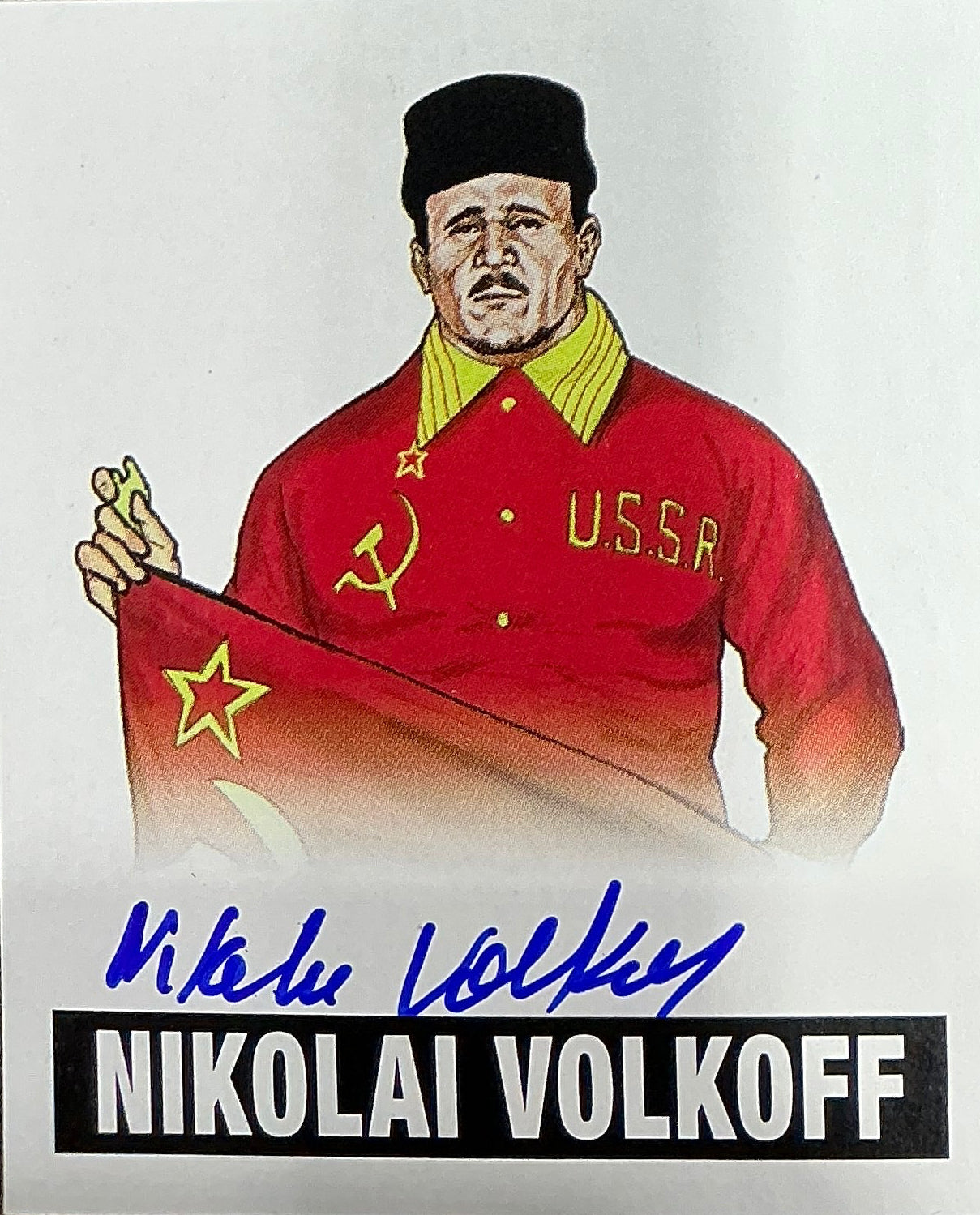 Consignment CM - Leaf Originals Nikolai Volkoff Signed Trading Card ...