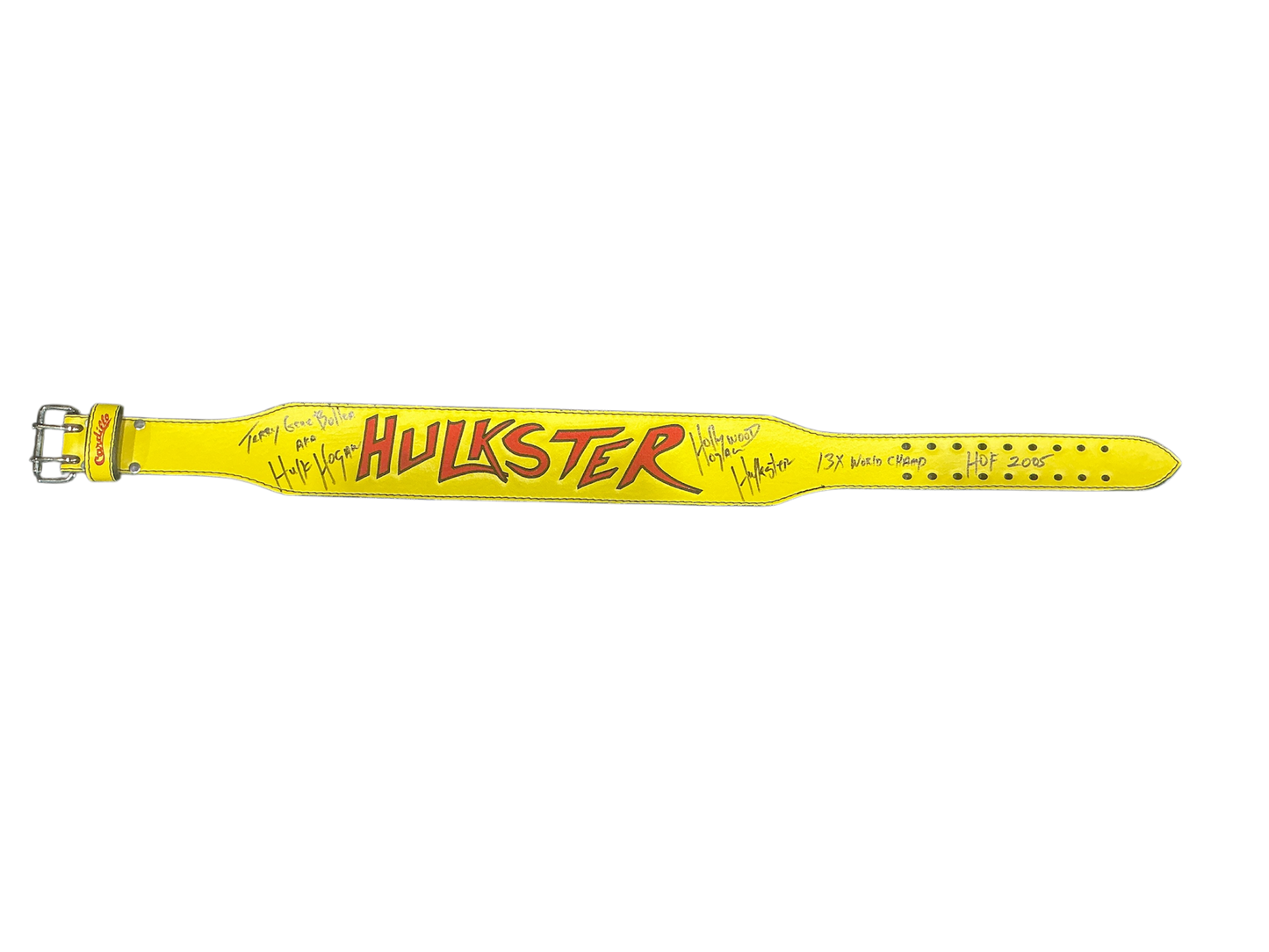 Yellow Hulkster Cardillo Weight Belt Signed – Hogan's Beach Shop