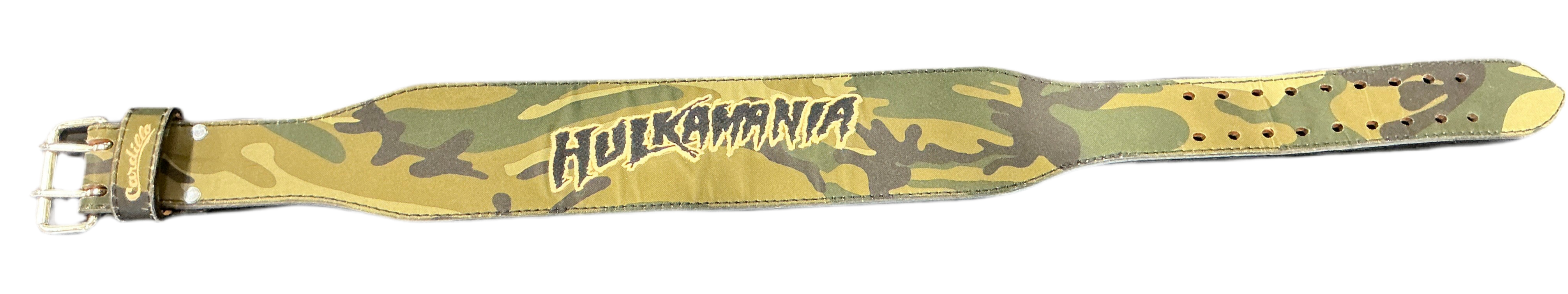 Camo Hulkamania Black/Beige Outline Cardillo Weight Belt – Hogan's ...