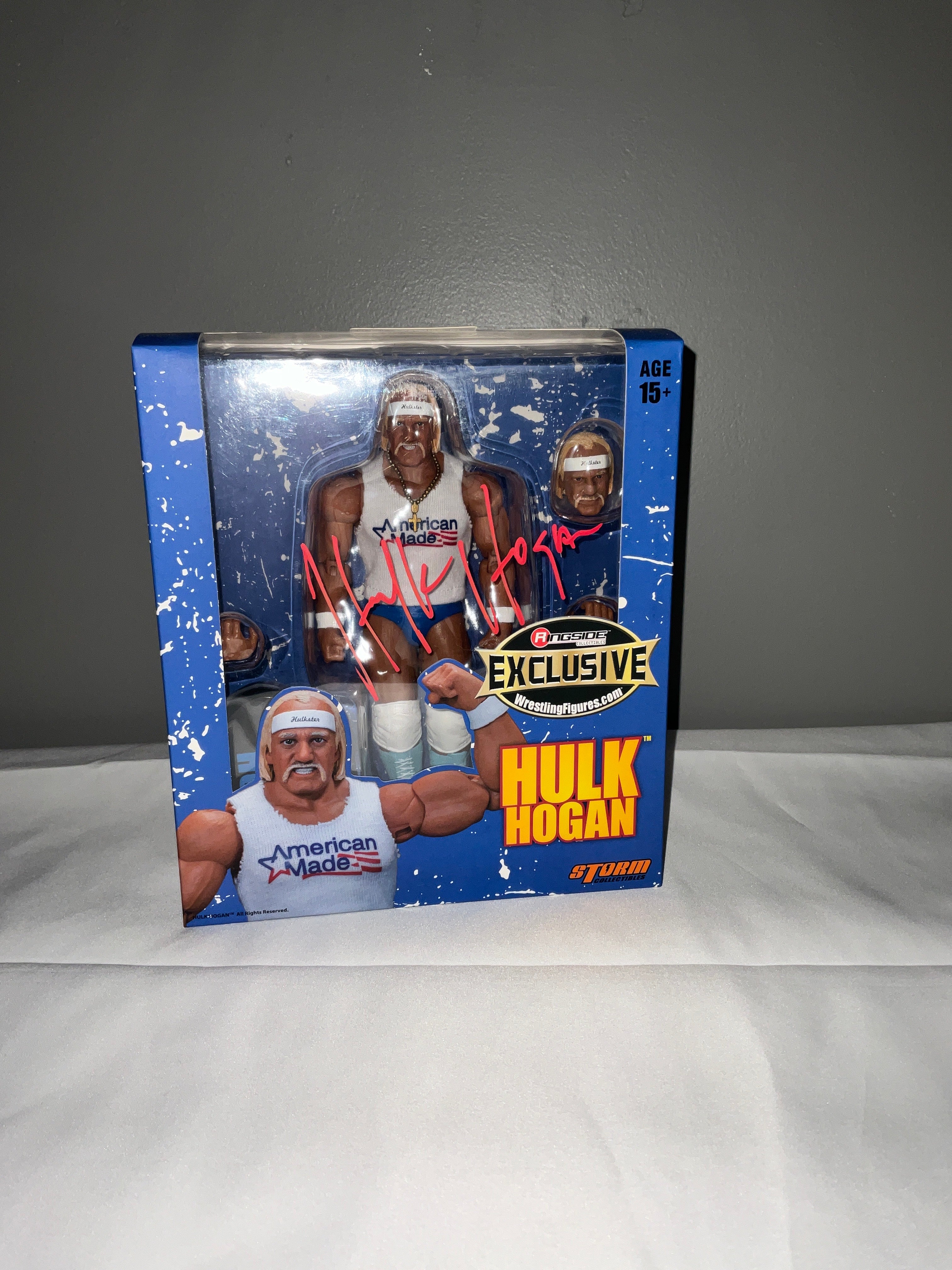 Signed Hulk Hogan American Made Ringside Exclusive Storm Figure – Hogan ...
