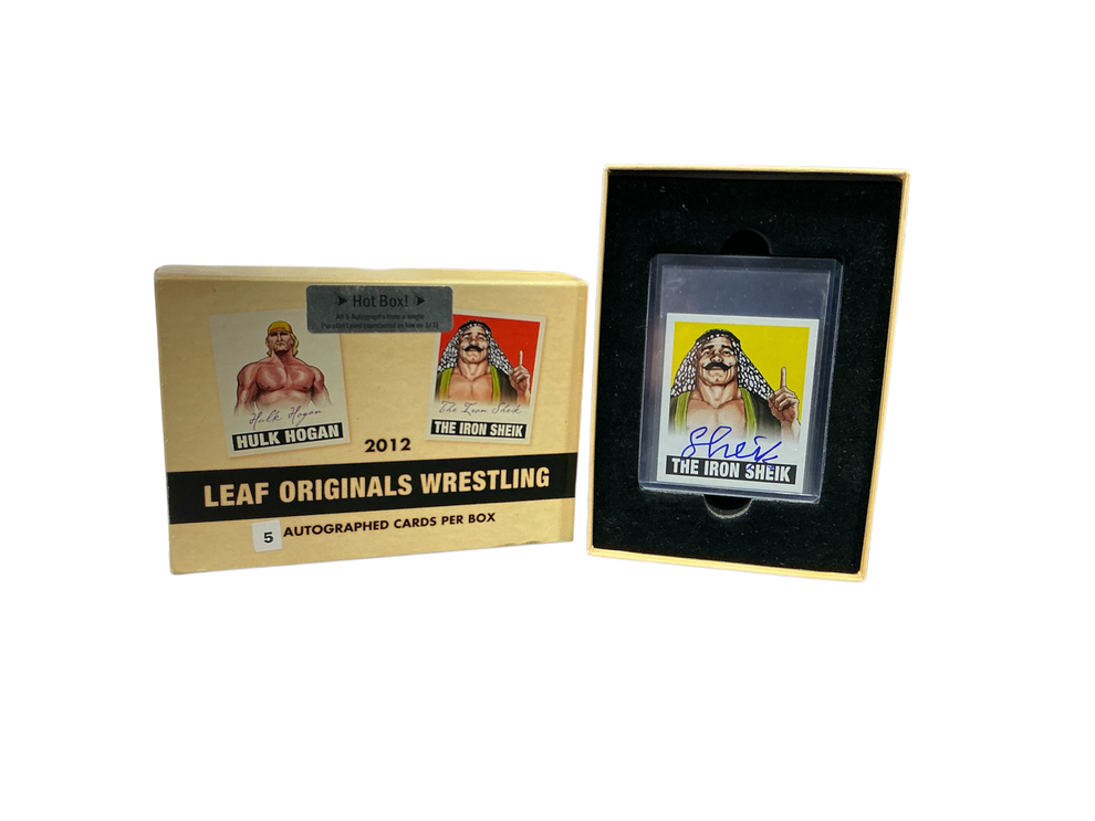 Consignment CM - Leaf Originals Wrestling 2012 5 Autographed Cards ...
