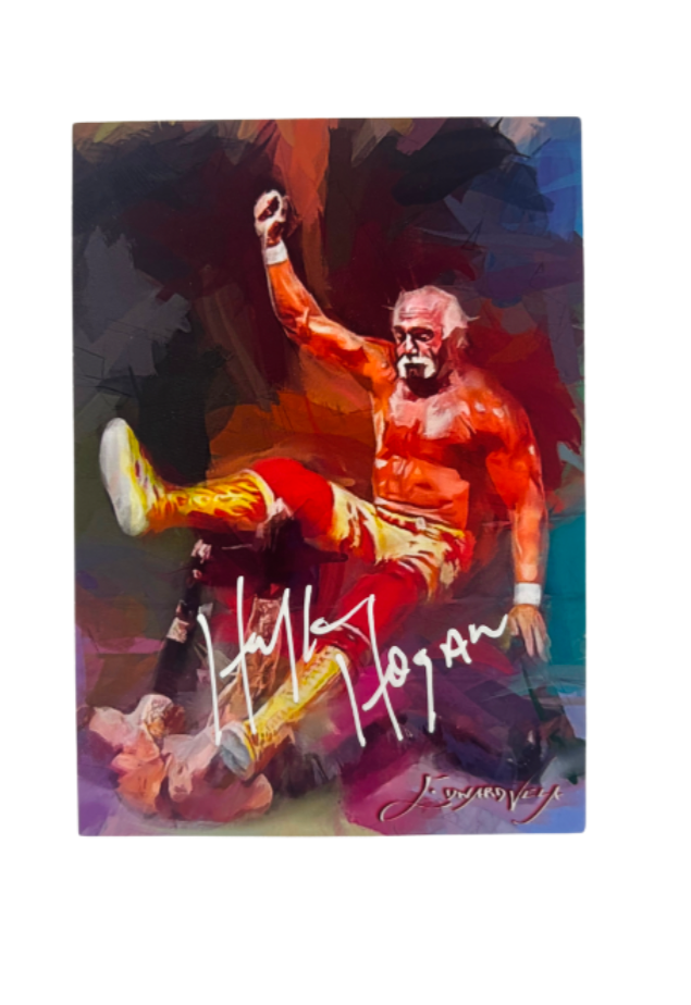 Hulk Hogan #12 Limited Edition 4150 Edward Vila Trading Card Signed ...