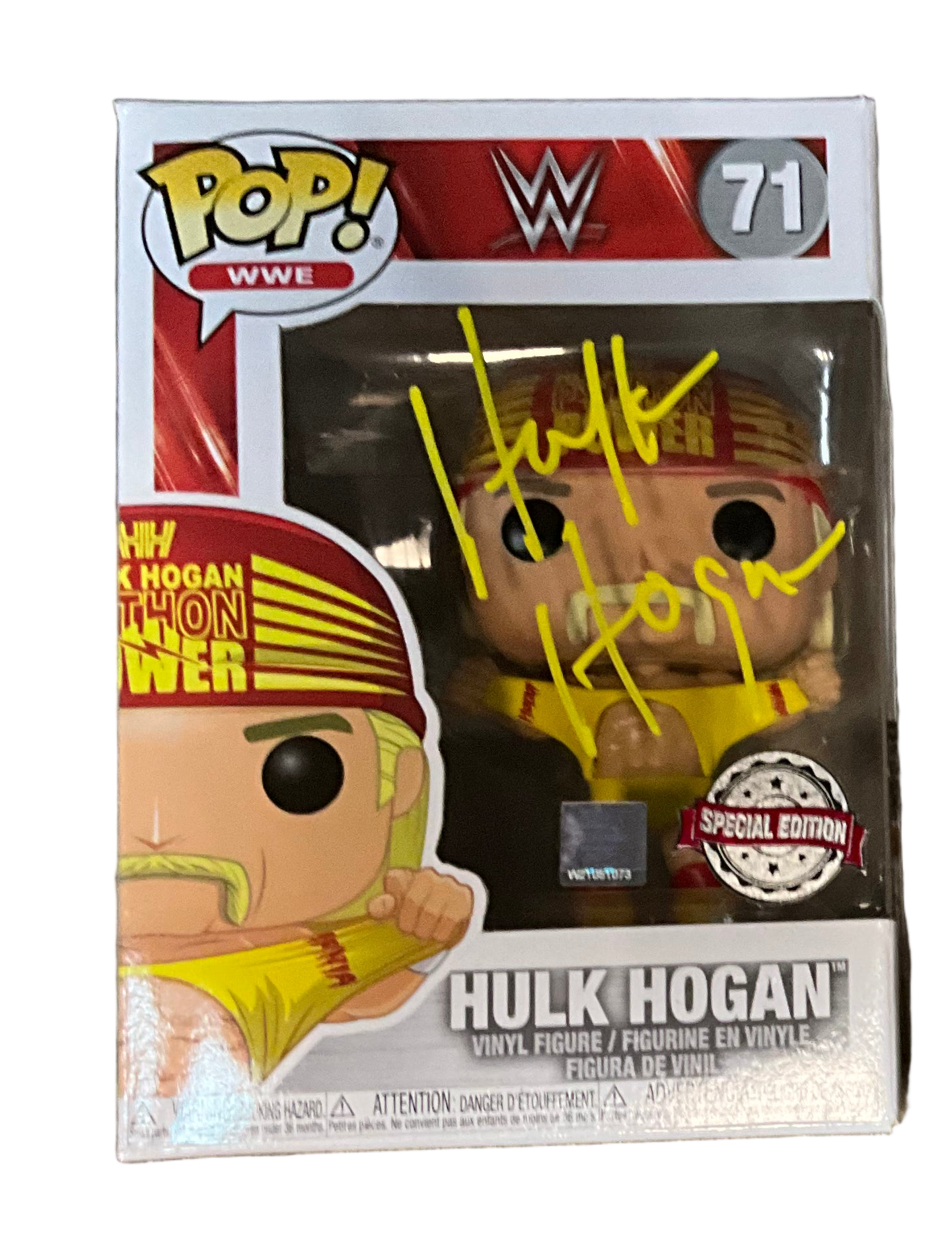 Hulk Hogan Python Pop #71 Signed – Hogan's Beach Shop