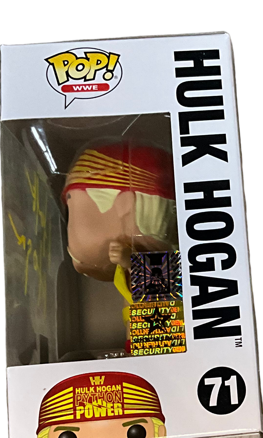 Hulk Hogan Python Pop #71 Signed – Hogan's Beach Shop