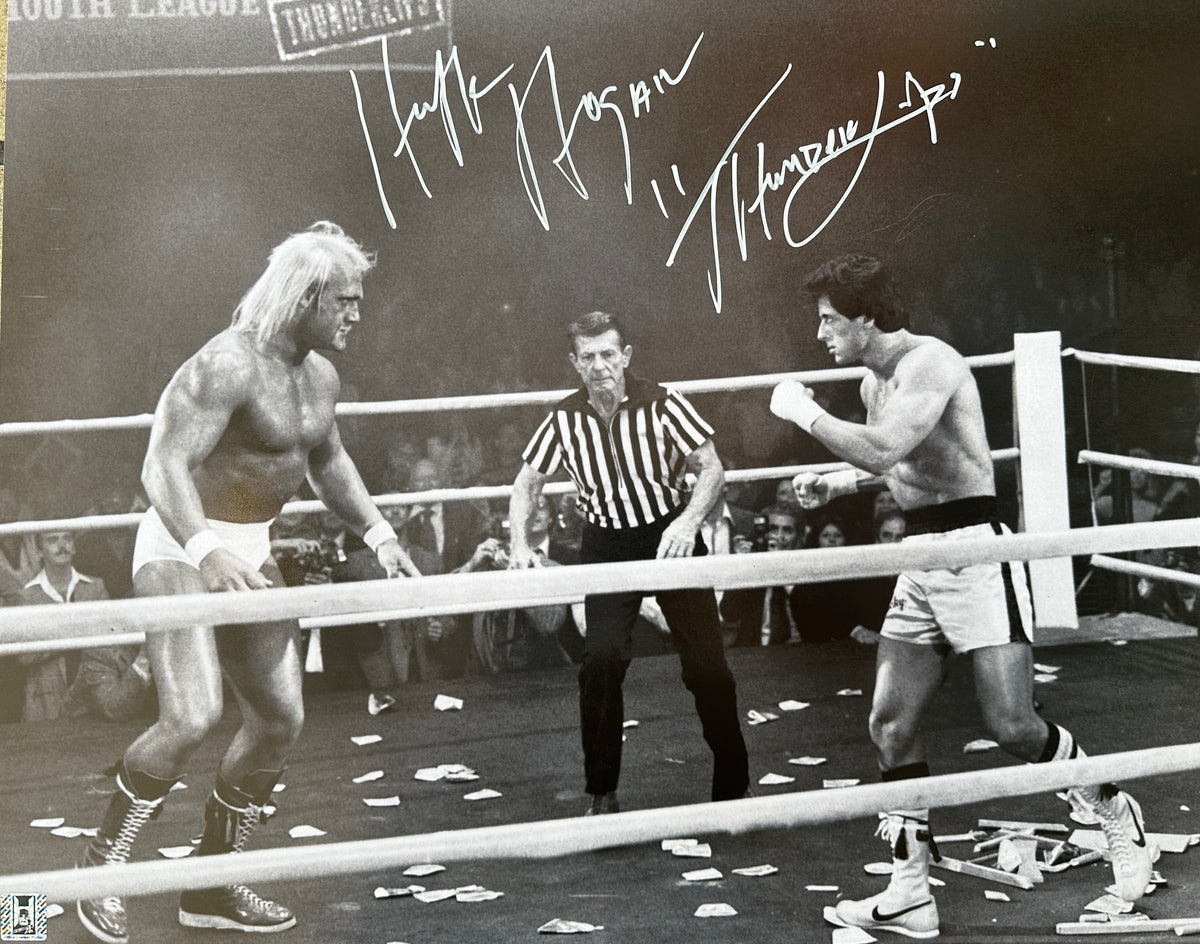 Hulk Hogan "Thunderlips" Autographed 16x20 Poster – Hogan's Beach Shop