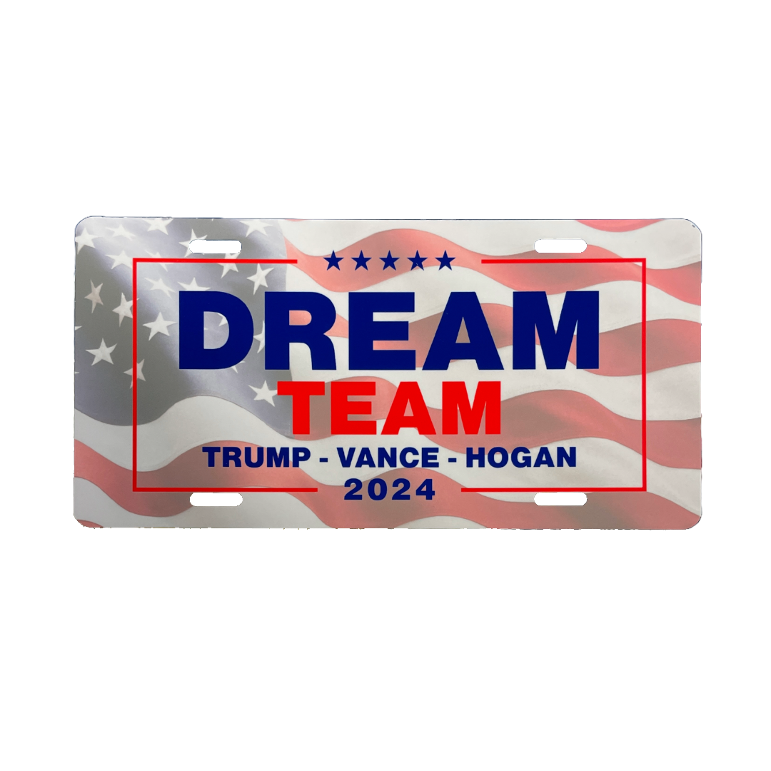 Dream Team License Plate – Hogan's Beach Shop