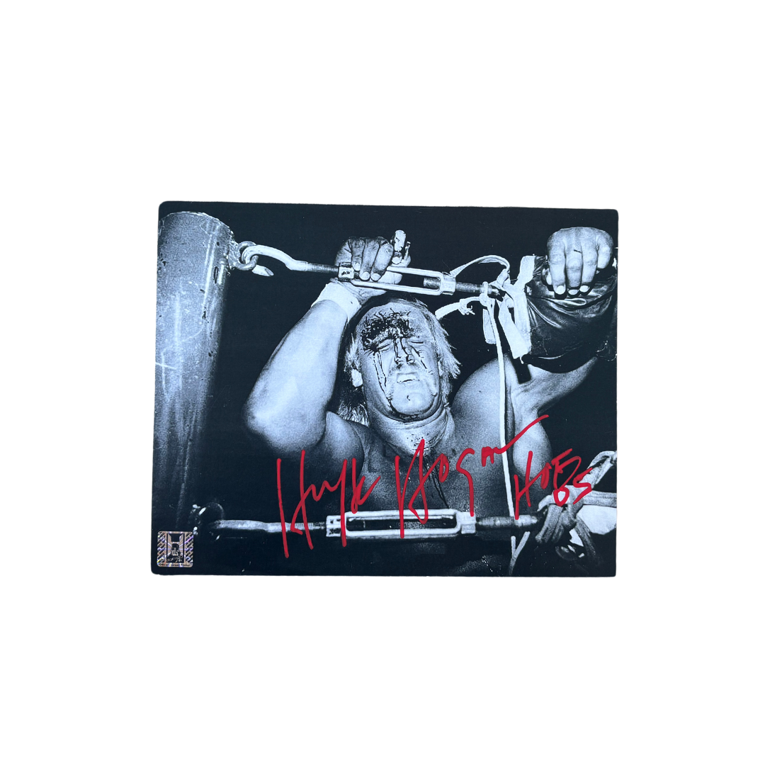 Bleeding Hogan Autograph 8x10 – Hogan's Beach Shop