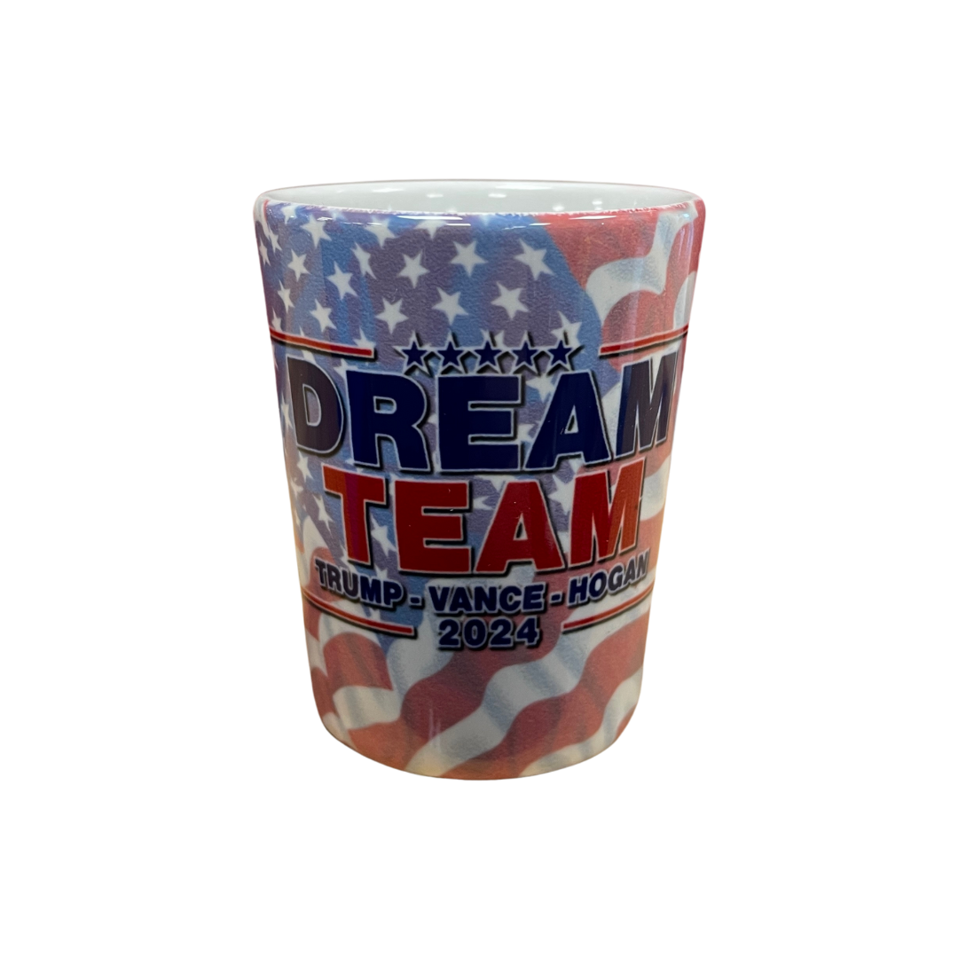 Dream Team Shot Glass – Hogan's Beach Shop
