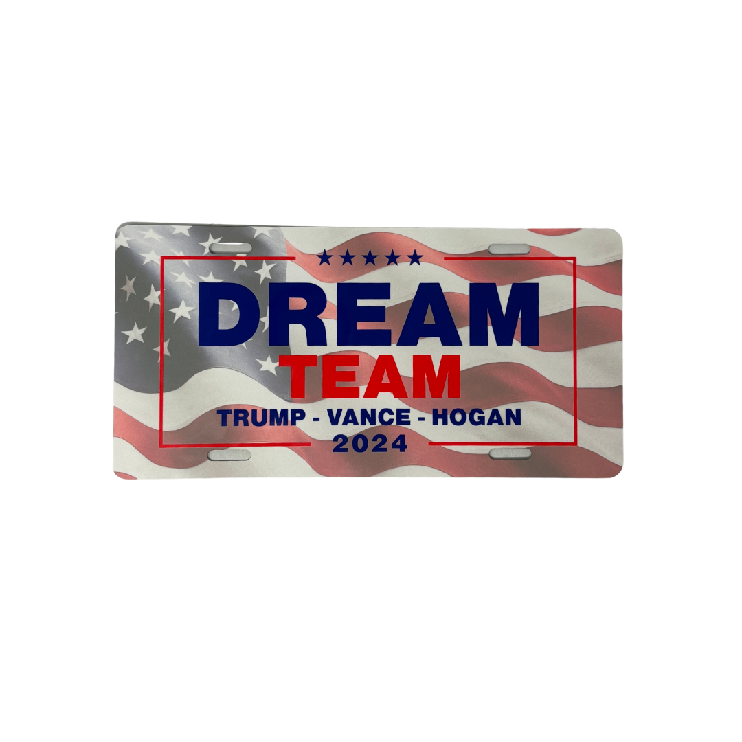 Dream Team License plate – Hogan's Beach Shop
