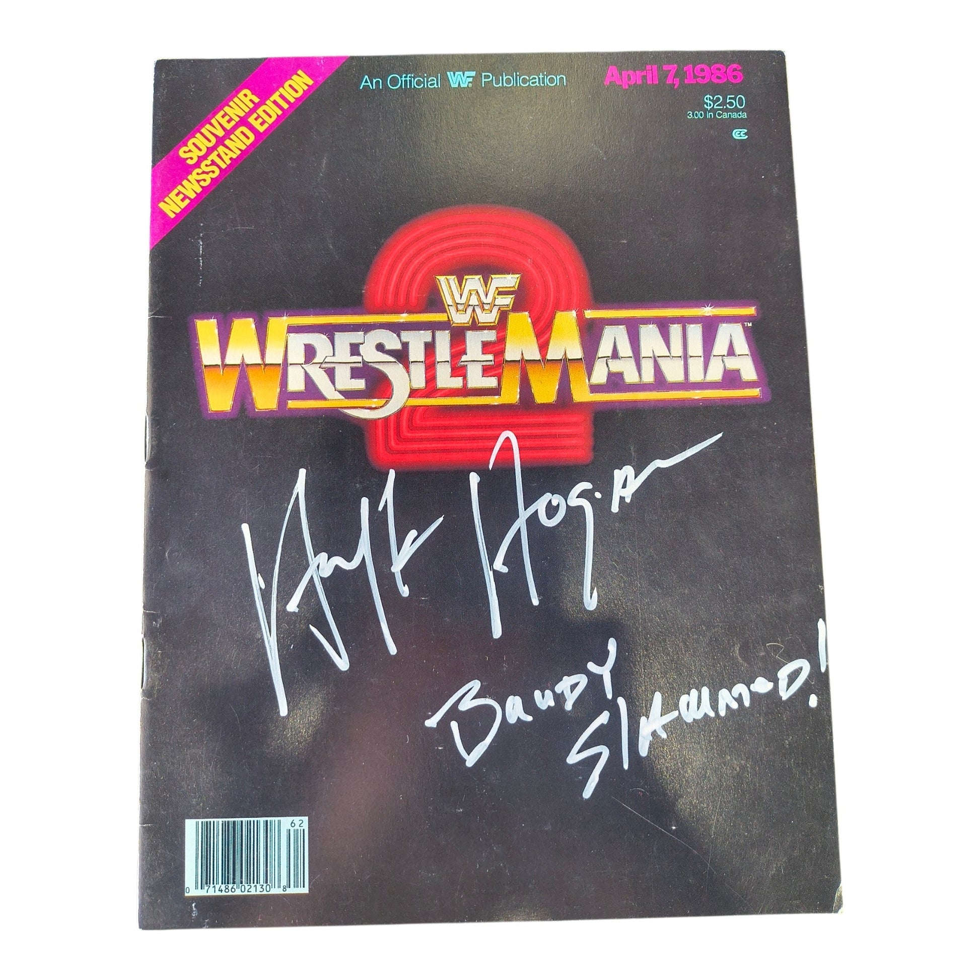 Consignment SR - Wrestlemania II April 7, 1986 Program Signed – Hogan's ...