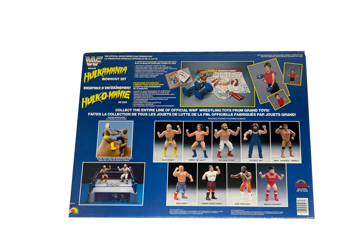 Hulkamania Vintage Workout set Autographed – Hogan's Beach Shop