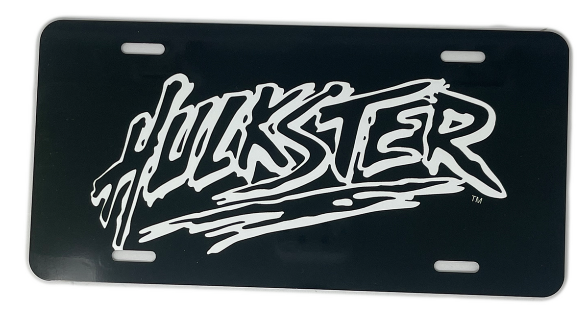 Hulkster Black n White License Plate – Hogan's Beach Shop
